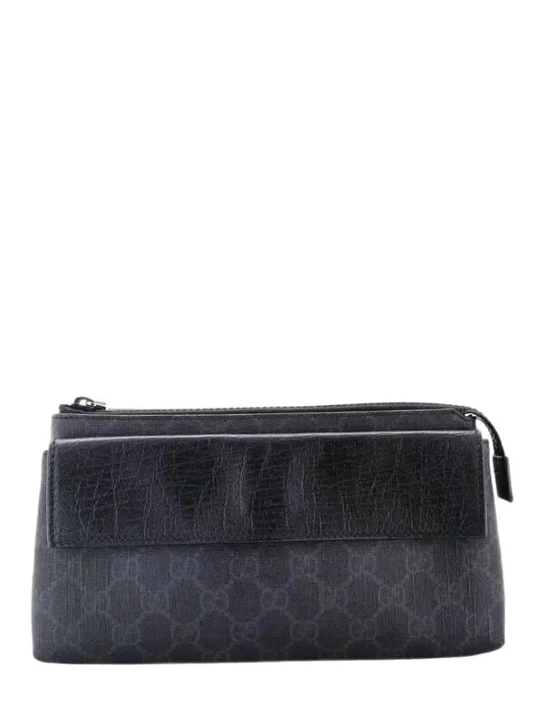 Gucci Waist Bag Gg Coated Canvas Belt Bag - Black
