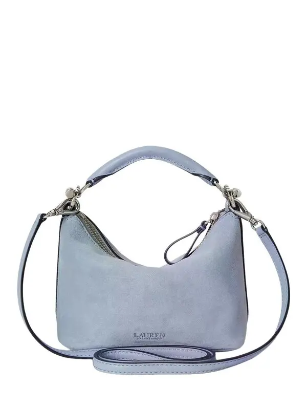 Ralph Lauren Mini Blaike Suede Tote Bag - Blue