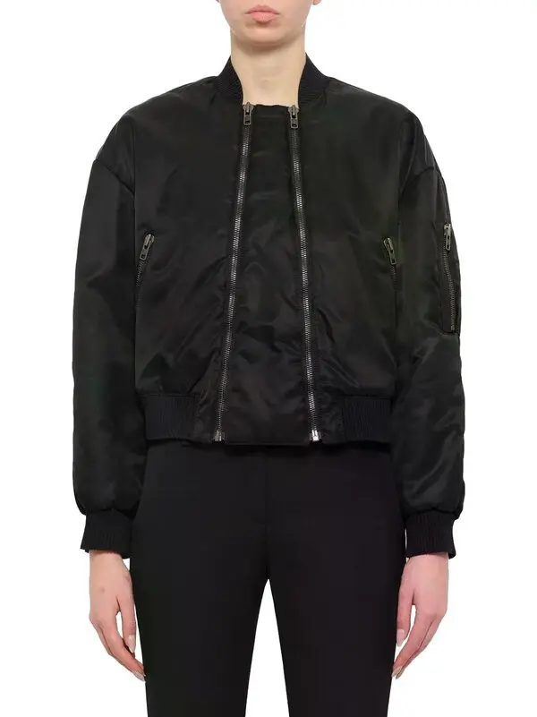 Kenzo Logo-patch Zip-up Jacket - Black