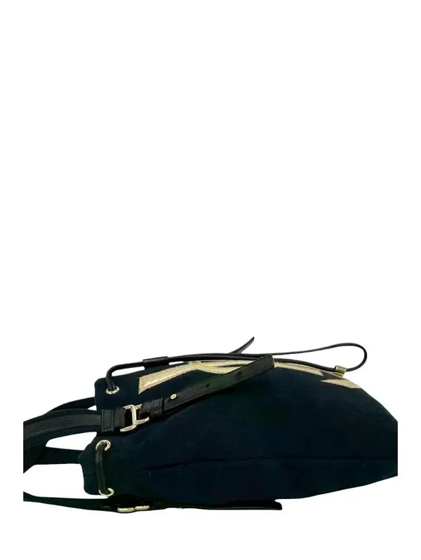 Saint Laurent 2000-2012 Canvas Kahala Tote Bag - Black