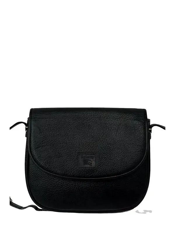 Burberry 2000-2017 Calf Leather Crossbody Bag - Black