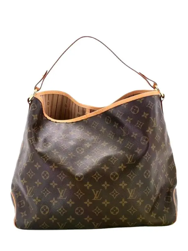 LOUIS VUITTON Monogram Canvas Mm Hobo Bag - Brown