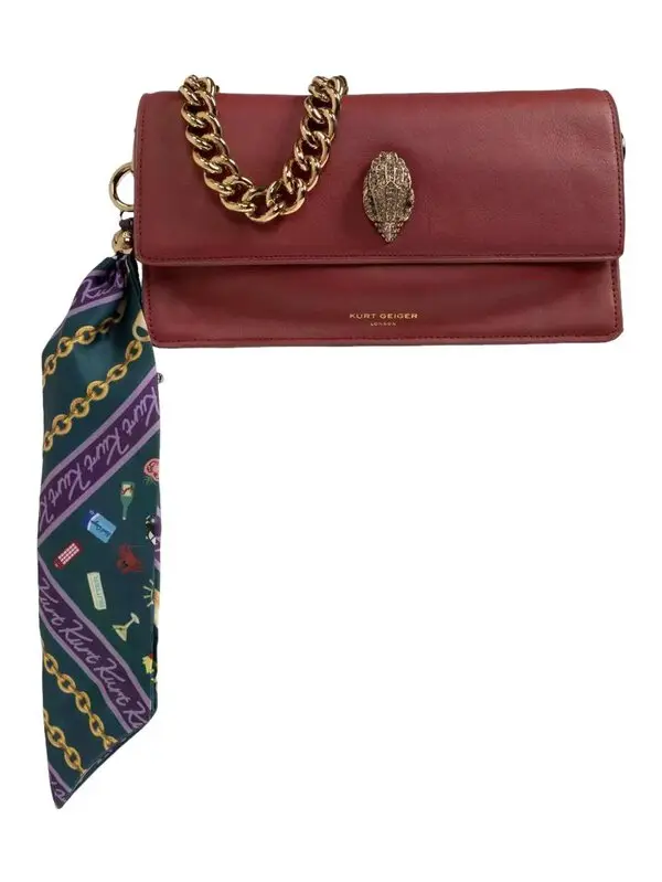 Kurt Geiger Sloane Soft Shoulder Bag - Red