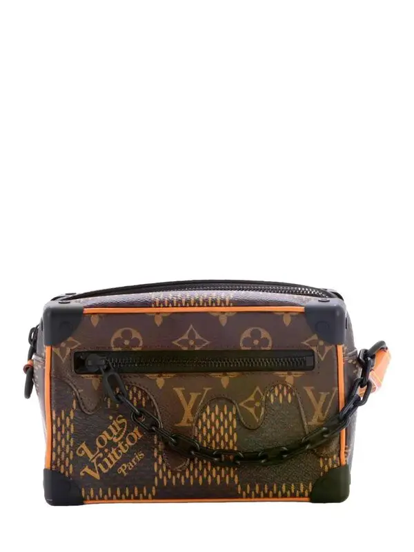 LOUIS VUITTON Soft Trunk Bag Limited Edition Giant Damier & Monogram Canvas Mini Crossbody Bag - Brown