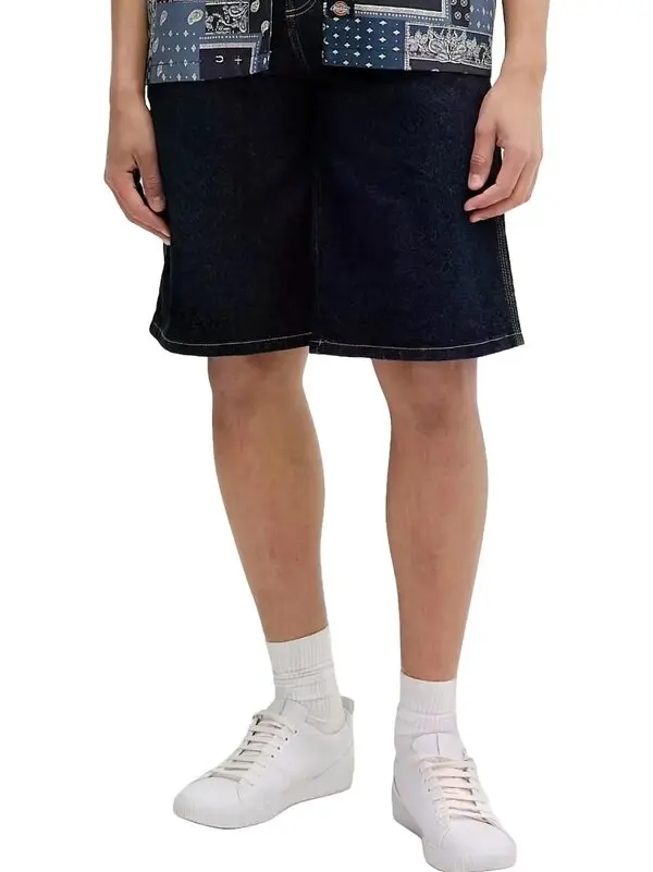 Dickies Carpenter Shorts With Logo Patch - Blue