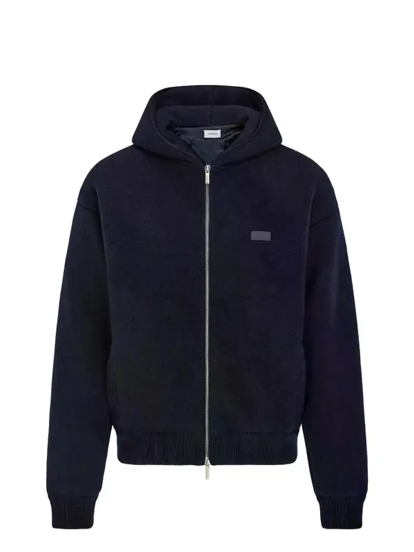 FERRAGAMO Zip Hoodie - Blue