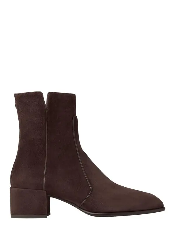 JIMMY CHOO Eliot 45 Suede Ankle Boots - Brown