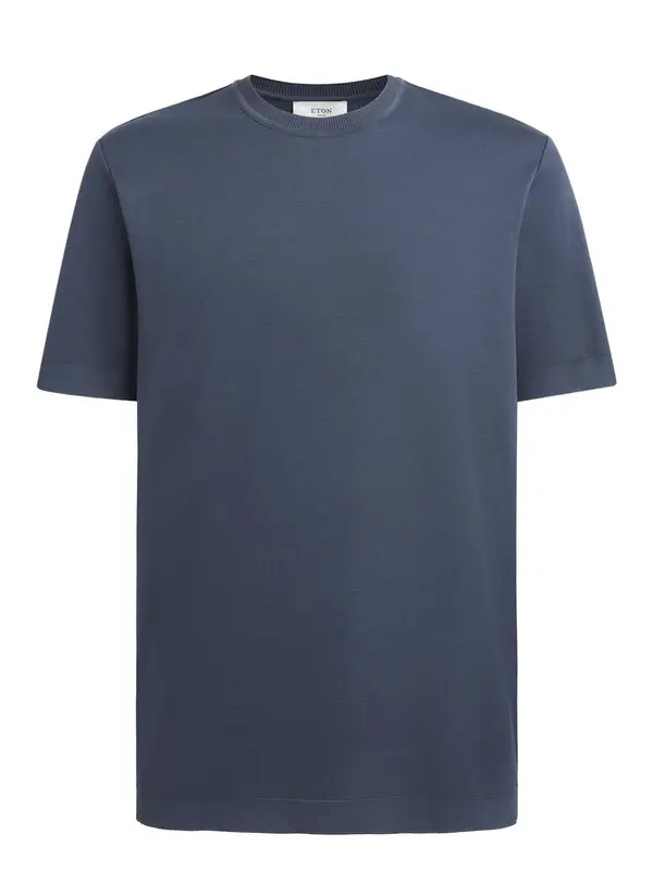 Eton Cotton T-shirt - Navy