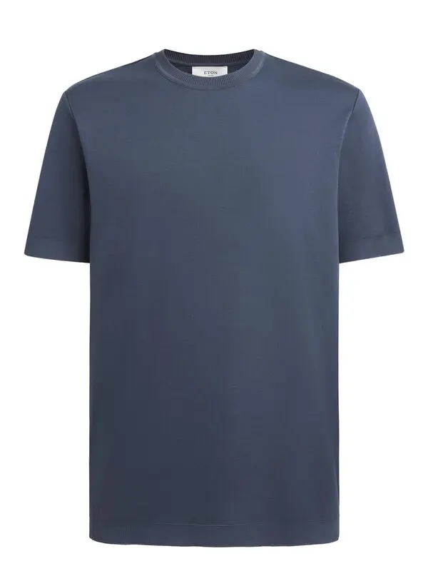 Eton Cotton T-shirt - Navy