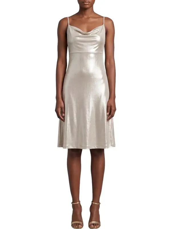 Versace Draped Asymmetrical Jersey Mini Dress - Ivory