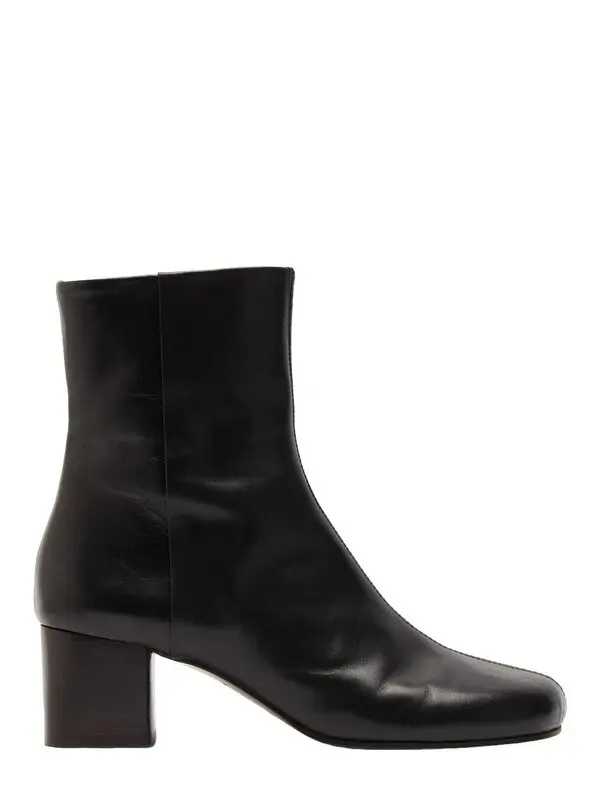 LEMAIRE Anatomic 55 Leather Boots - Black