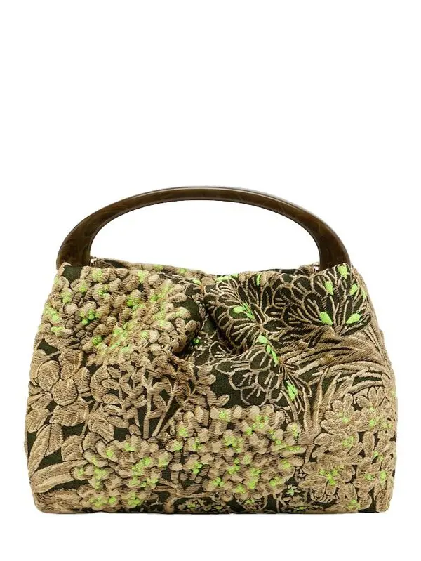 Dries Van Noten Small Floral Jacquard Top-handle Bag - Multicoloured