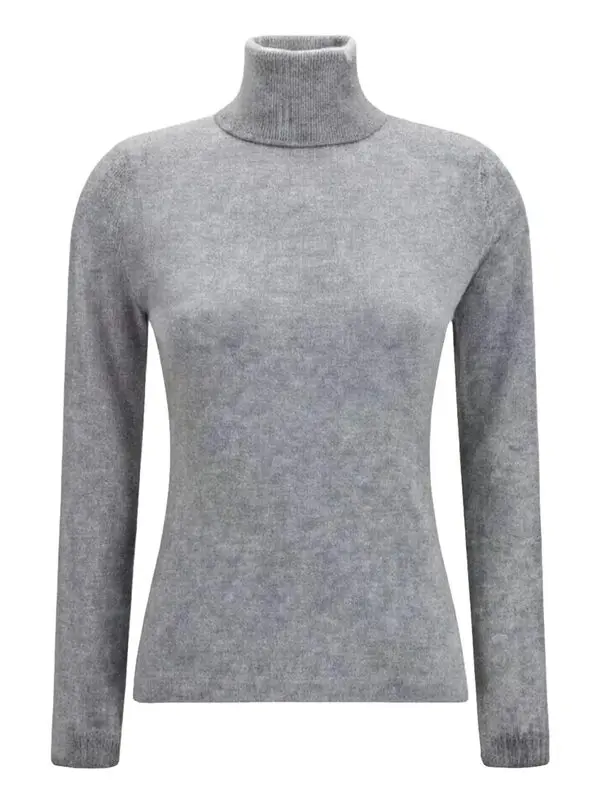 ALLUDE Turtleneck Sweater - Grey