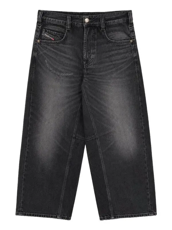 DIESEL® 1997 D-enim Faded-effect Jeans - Black