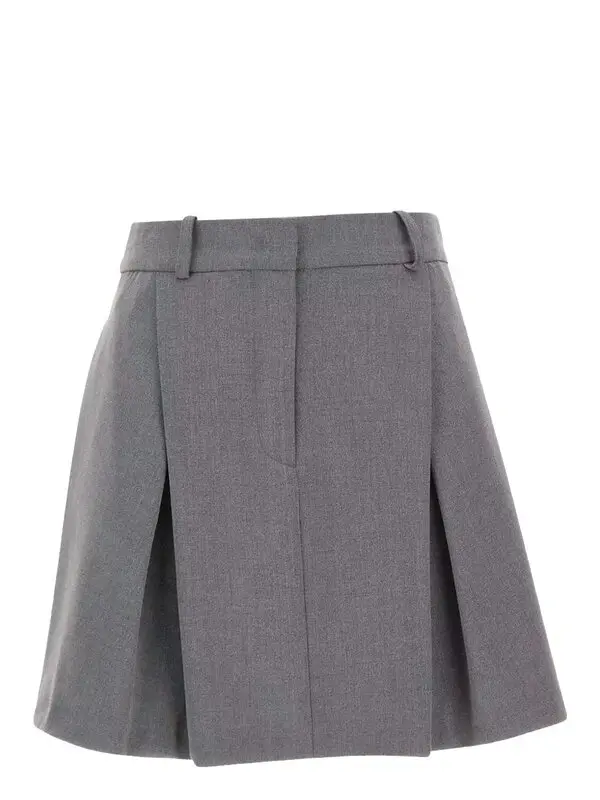KAOS Darted Front Skirt - Grey