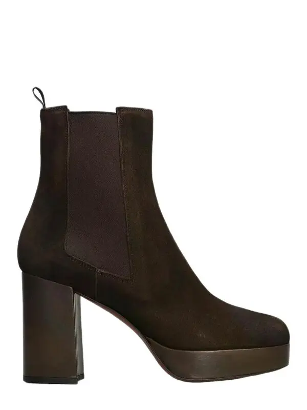 Roberto Festa Melindra Platform Ankle Boots - Brown