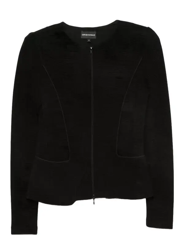 Emporio Armani Zip-fastening Jacket - Black