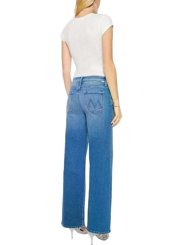 MOTHER Rerun Sneak Wide-leg Jeans - Blue