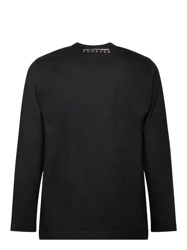 Comme Des Garçons Logo-print T-shirt - Black