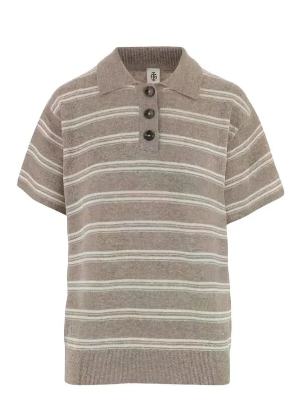 THE GARMENT Como Dads Polo Shirt - Brown