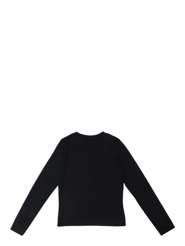 Chrome Hearts Long-sleeve T-shirt With Chest And Sleeve Logo Print - Black
