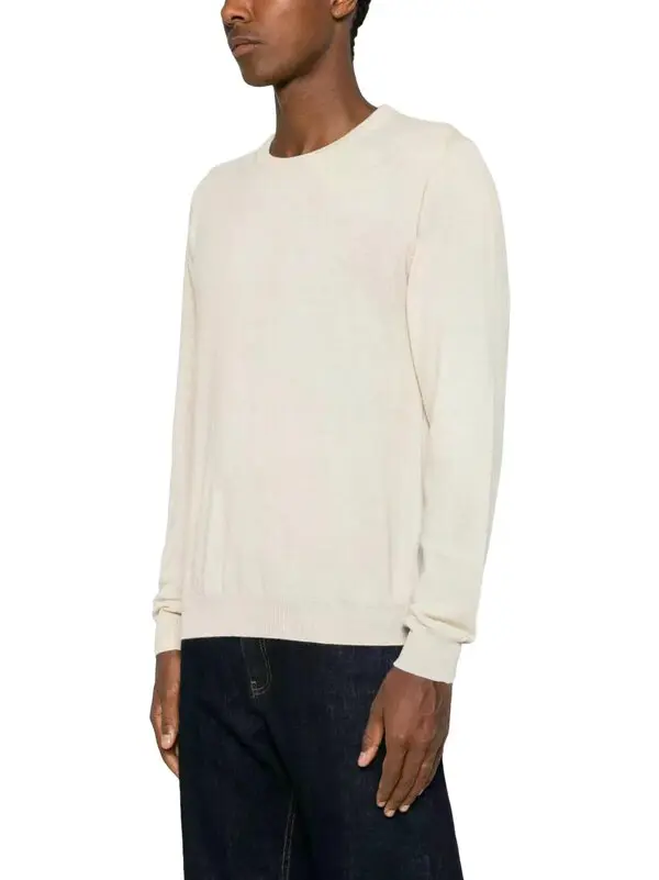 Fedeli Crew-neck Long-sleeve Sweater - Neutrals