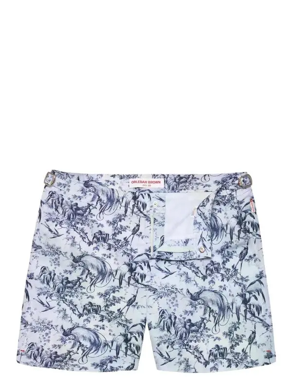 Orlebar Brown Bulldog Zephra-print Swim Shorts - Blue