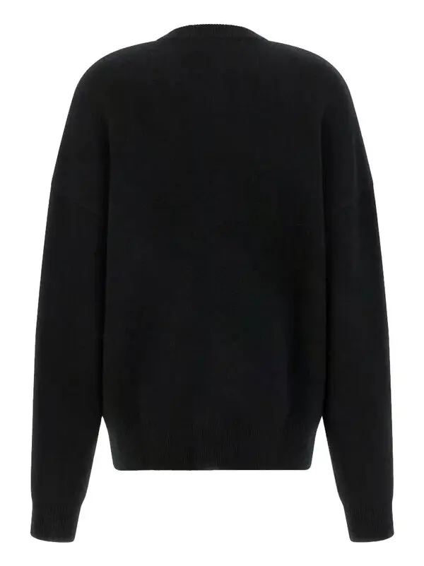 Extreme Cashmere Like Half-zip Sweater - Black