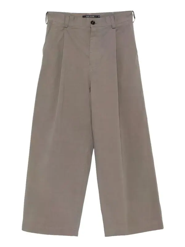 Sofie D'hoore Pasadena Pleated Wide-leg Trousers - Grey