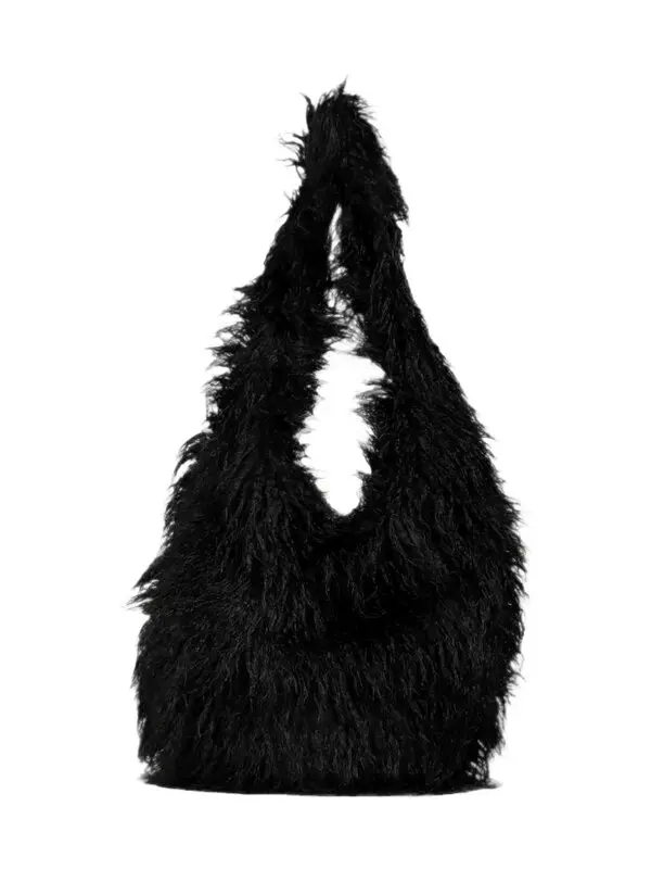 FILTH Faux-fur Tote Bag - Black