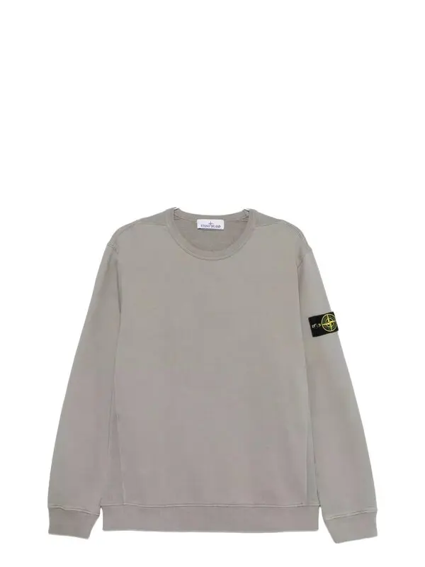 Stone Island Logo-patch Sweatshirt - Grey