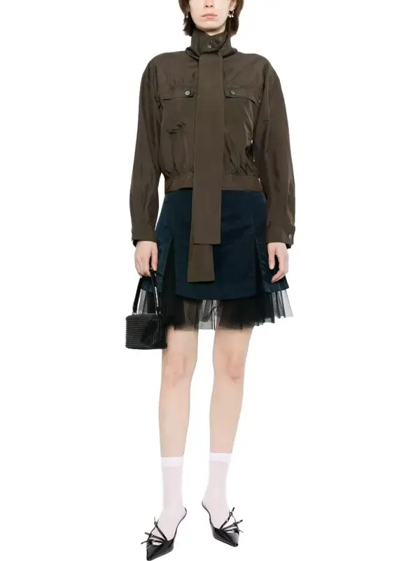 JNBY Tie-neck Jacket - Brown