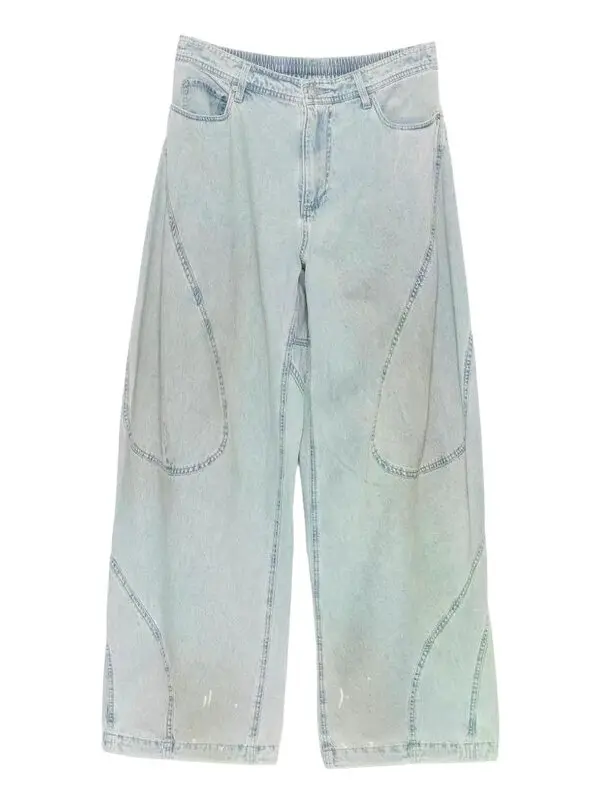 CROQUIS Panelled Jeans - Blue