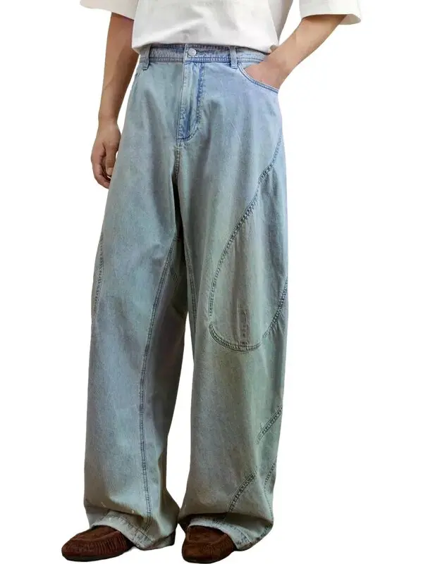 CROQUIS Panelled Jeans - Blue