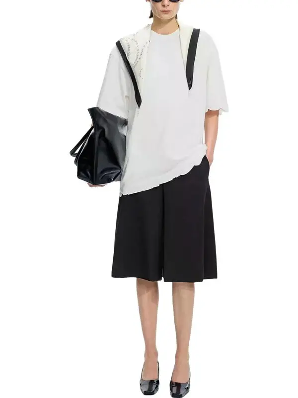 JNBY Scalloped Edge T-shirt - White