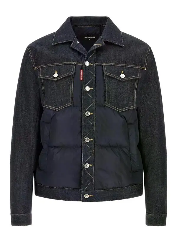 Dsquared2 Hybrid Puffer Jacket - Blue