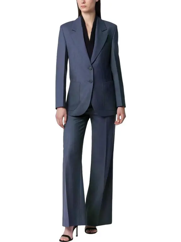 Victoria Beckham Katherine Single-breasted Jacket - Blue