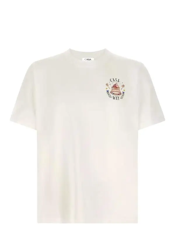 Casablanca Casa Way Graphic-print T-shirt - Neutrals