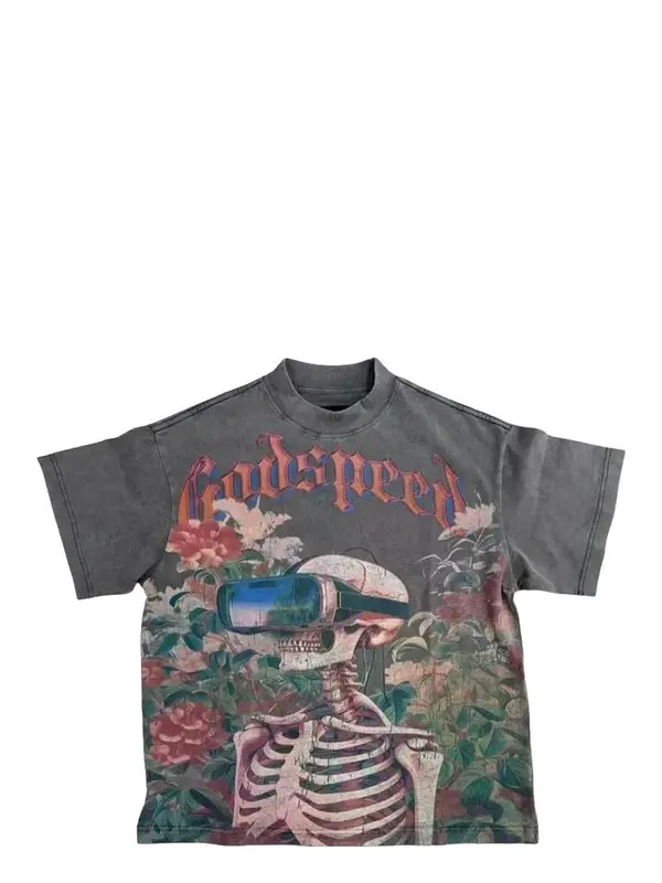 GODSPEED Vision Pro Graphic-print T-shirt - Grey