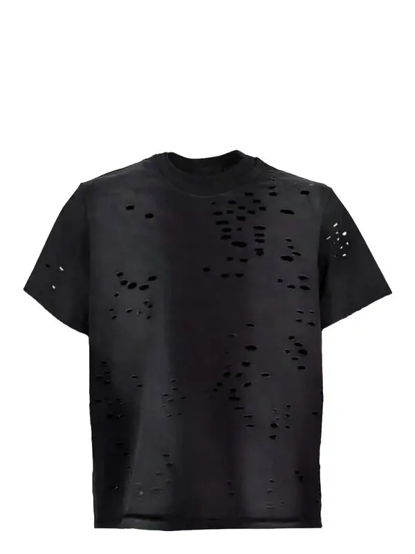 FILTH Distressed T-shirt - Black