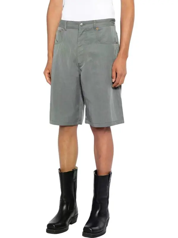 CROQUIS Steel Straight-leg Shorts - Grey