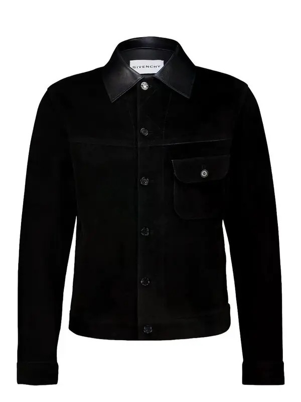 Givenchy Suede Jacket - Black