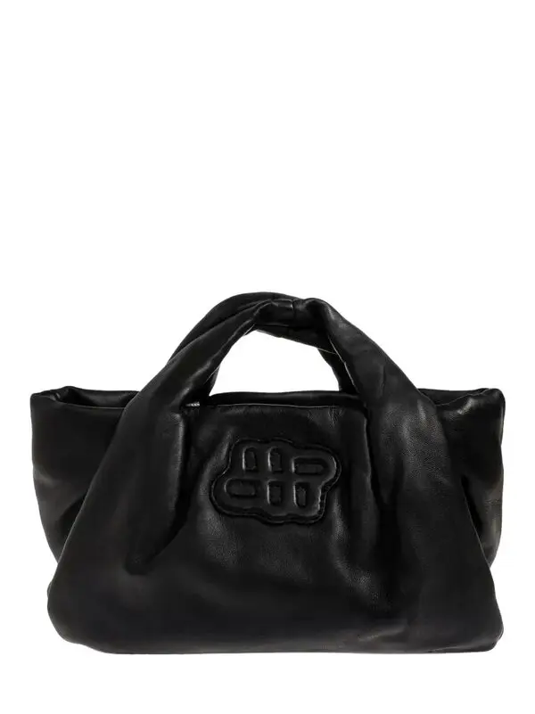 Munthe Lixia Logo-patch Tote Bag - Black