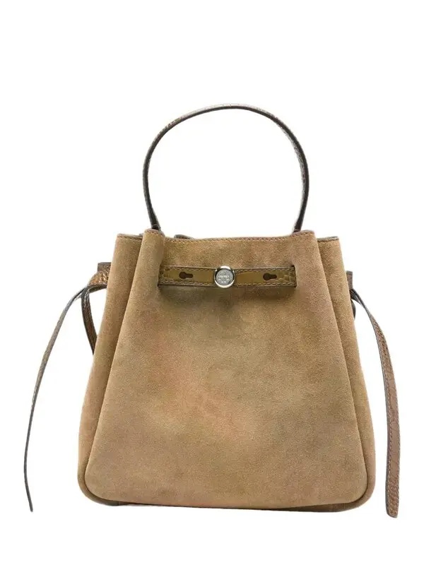 Tory Burch Romy Suede Bucket Bag - Neutrals