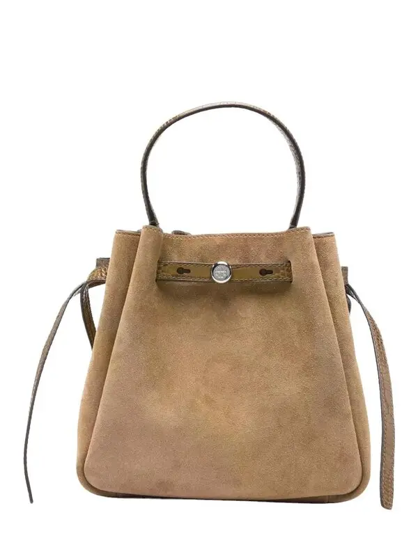 Tory Burch Romy Suede Bucket Bag - Neutrals