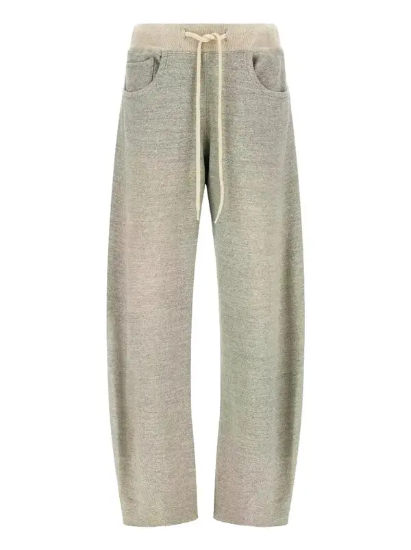 R13 Darted Barrel-leg Track Pants - Grey