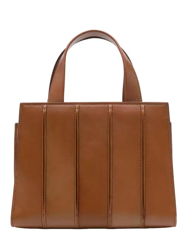 Max Mara Whitney Leather Tote Bag - Brown