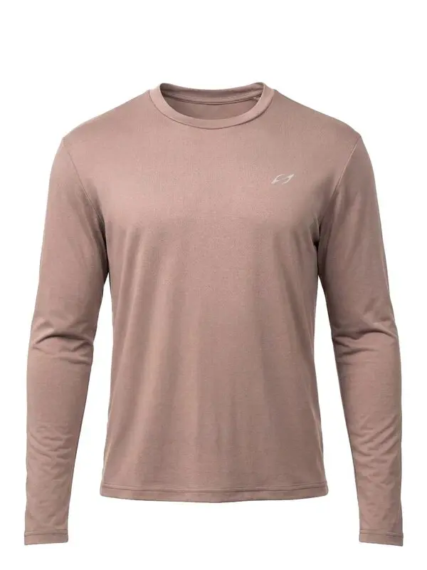 SAVED LAB Neutrals Longsleeve In Washed Ecru - Beige