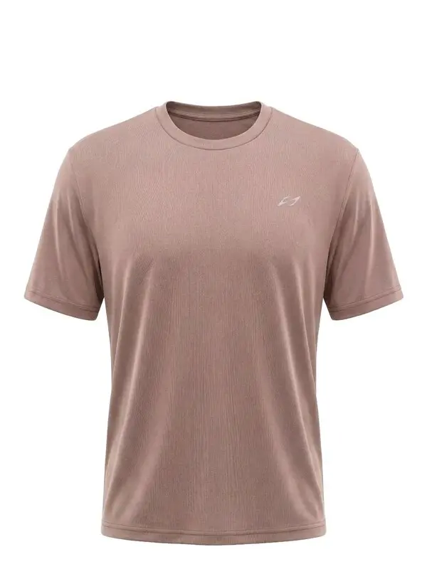 SAVED LAB Neutrals Relaxed Tee In Washed Ecru - Beige