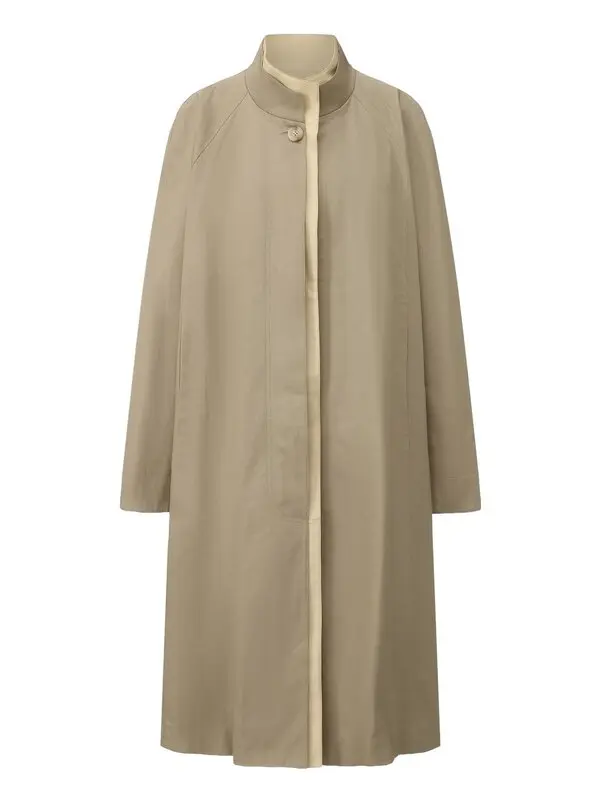 FRONT ROW SHOP Neutrals Amelie Trench Coat - Beige/yellow